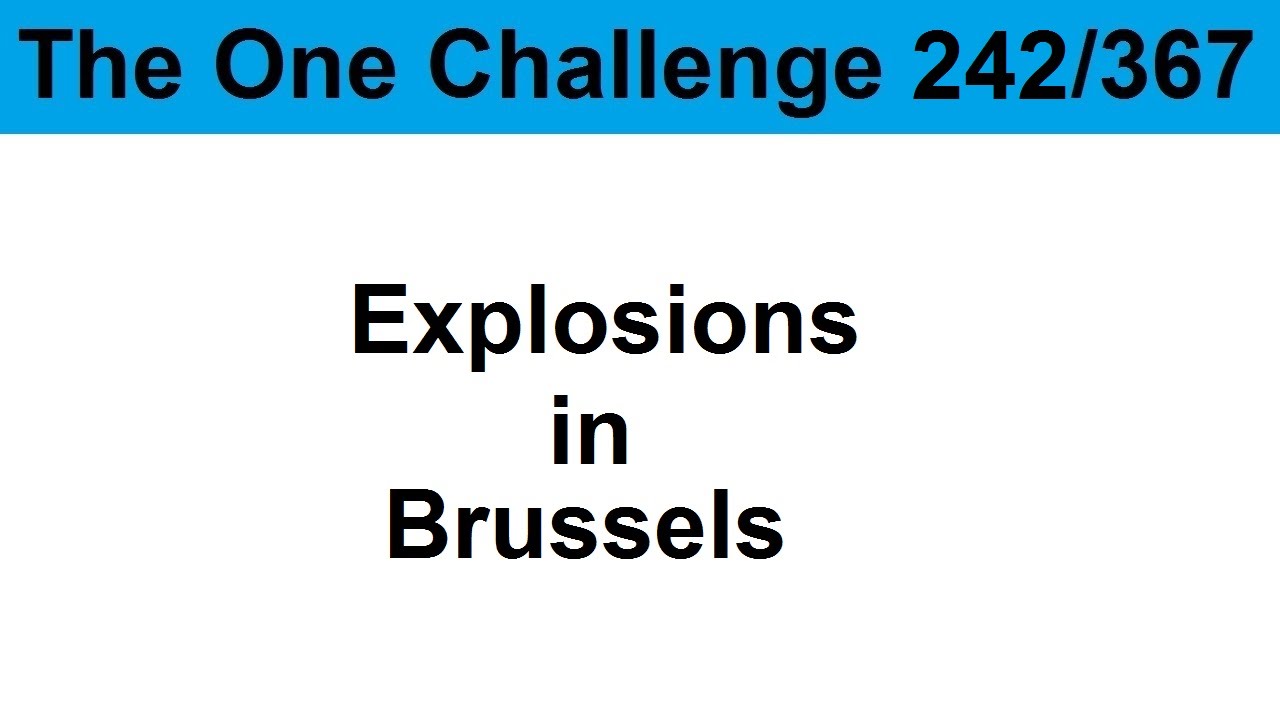 TOC 242: Explosions in Brussels - YouTube