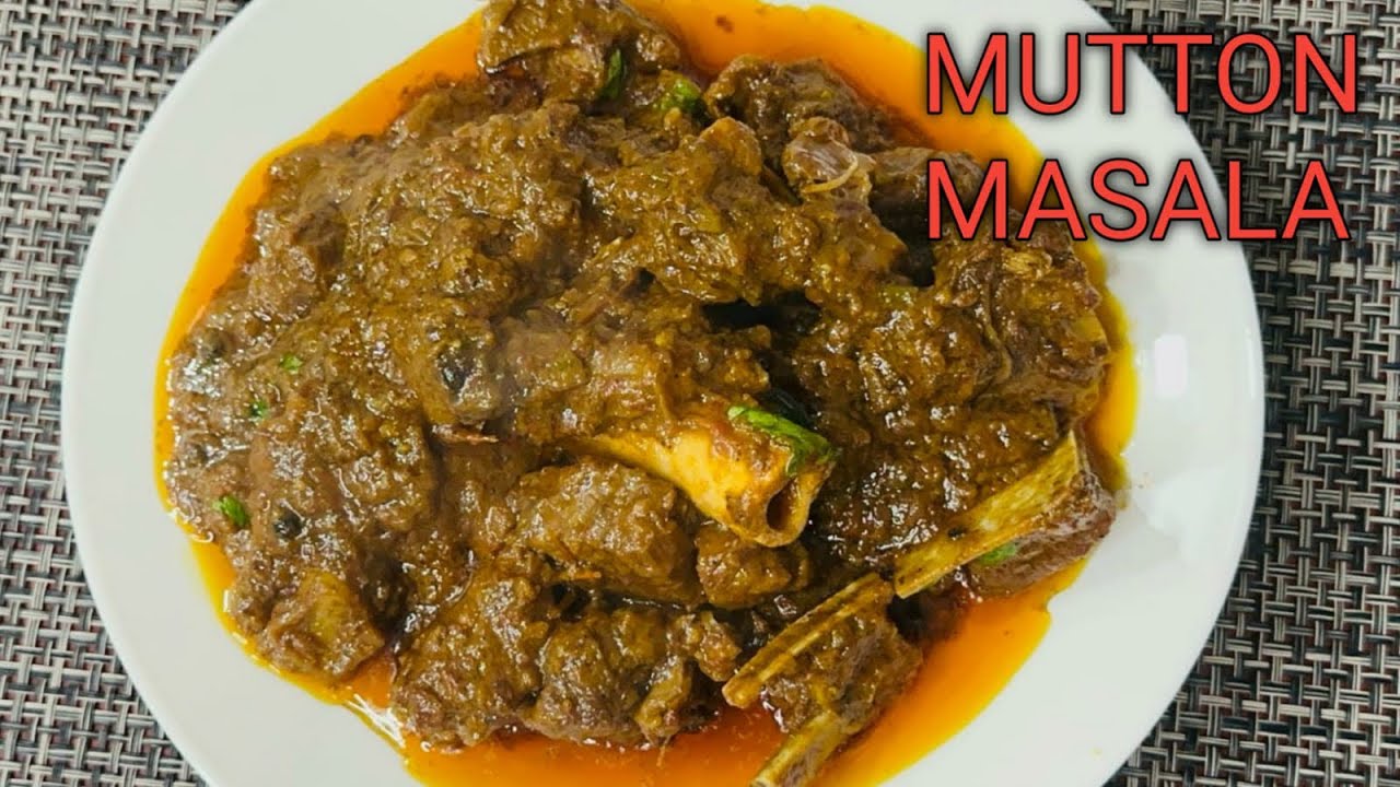 RESTAURANT STYLE MUTTON MASALA | MUTTON GRAVY MASALA RECIPE - YouTube