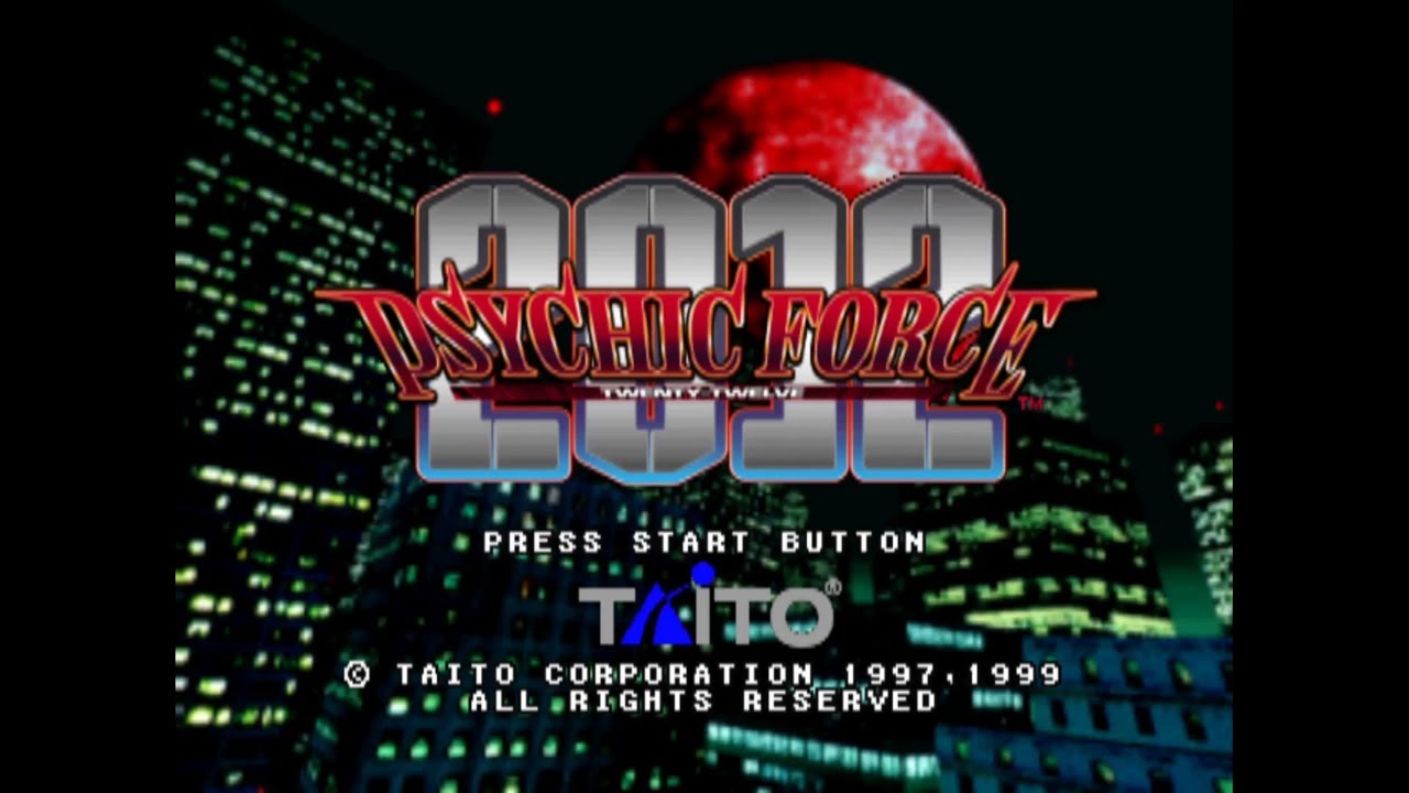 Psychic Force 2012 - Sega Dreamcast - Intro & Title Screen - YouTube