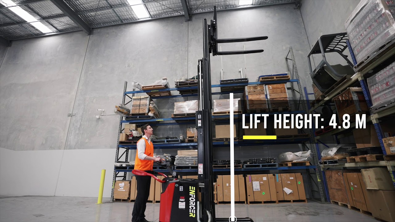 Enforcer 1.6 Ton Reach Stacker with Moving Mast | Fork Force Australia ...