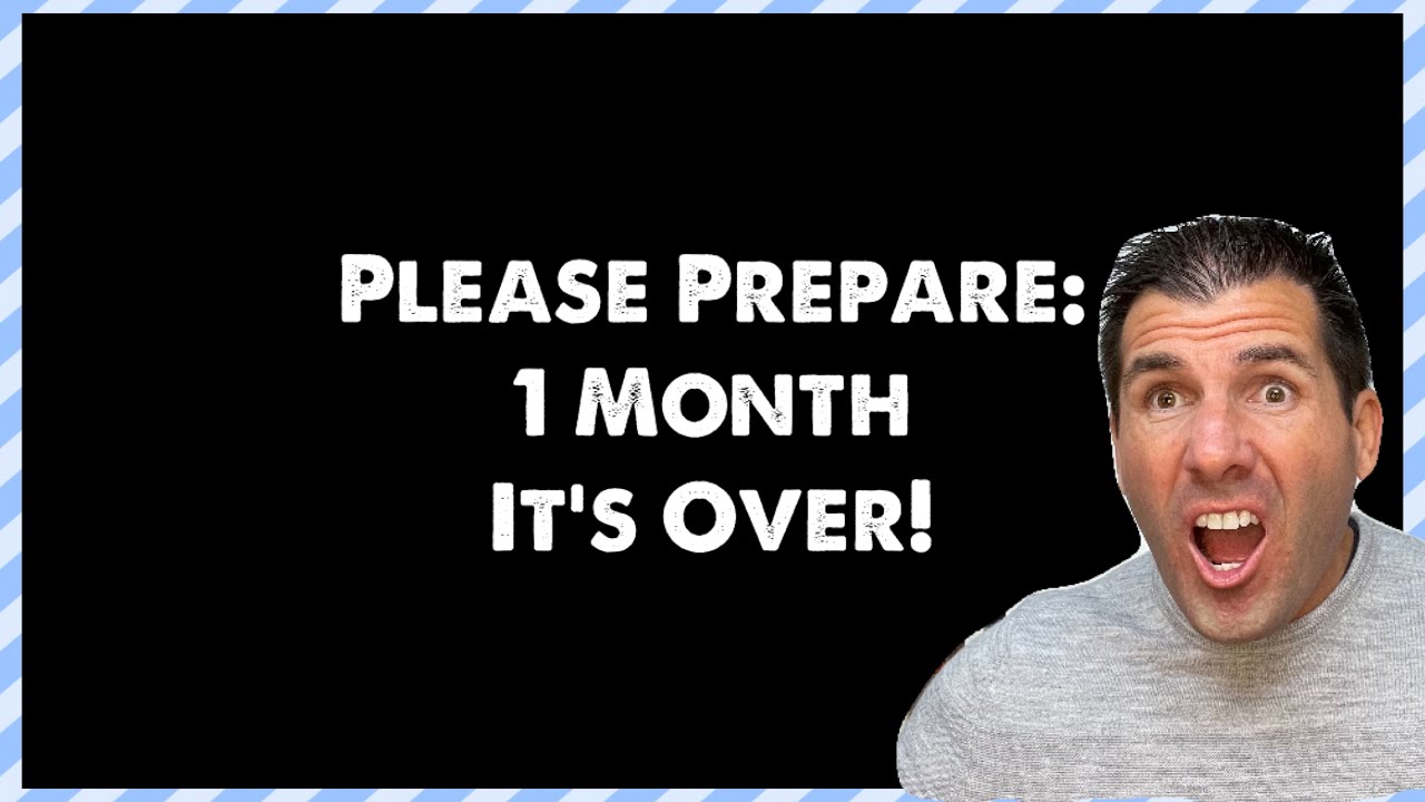 Please Prepare: In 1 Month it’s Over for 23 Million Low Income - YouTube