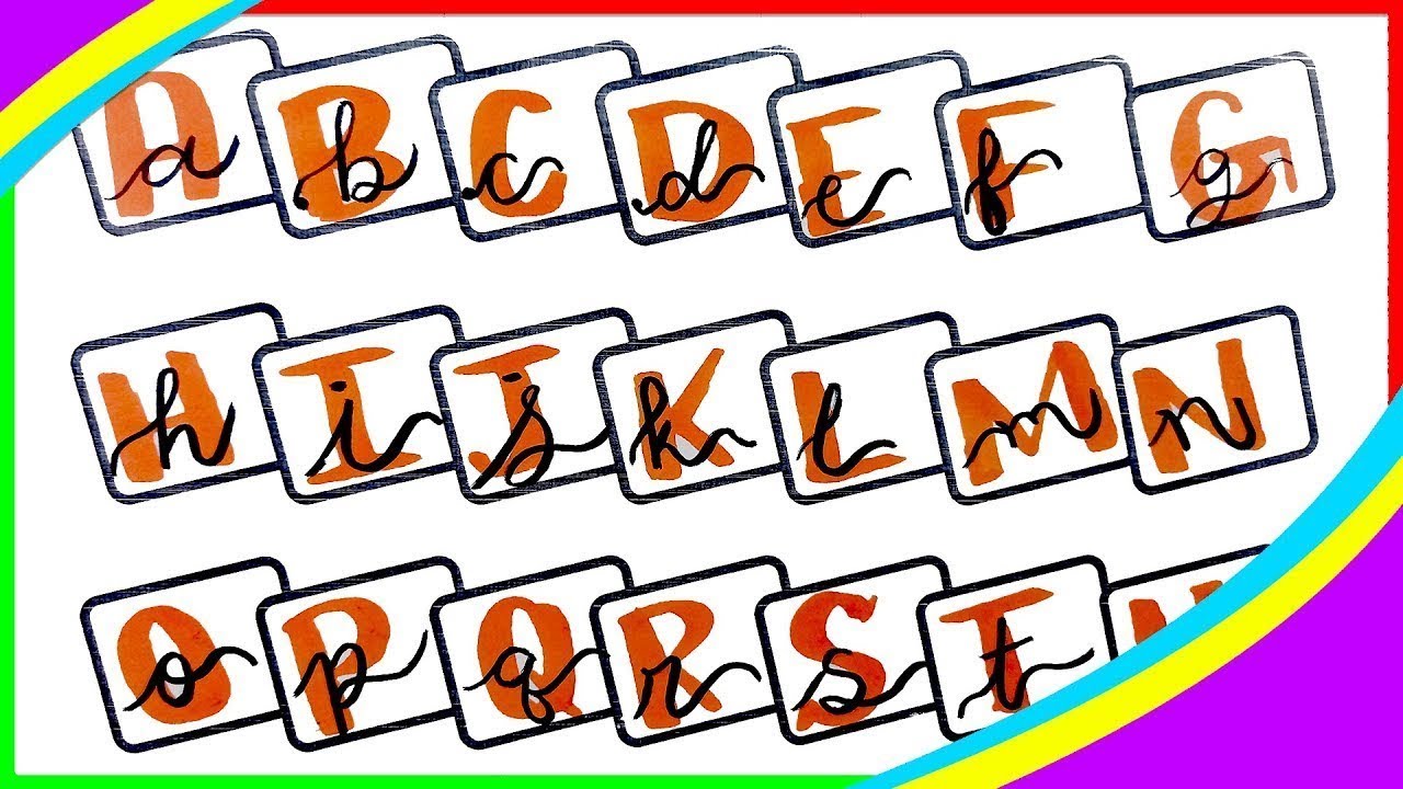 A to Z Alphabet Letter | Abc Song For Kids | Small And Capital Alphabet ...