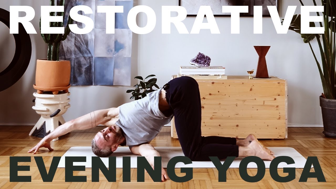 Evening yoga flow for deep relaxation | Clam your body and mind before ...