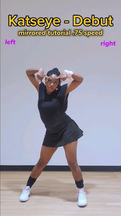 KATSEYE - DEBUT chorus Dance tutorial 75% speed mirror - YouTube