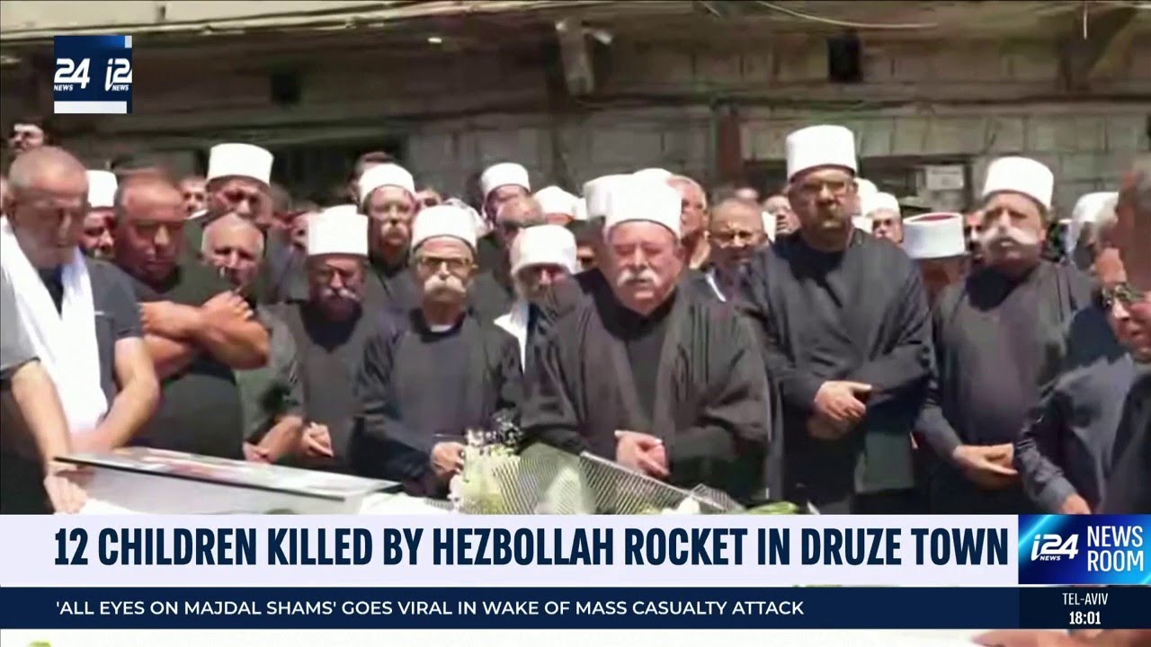 Majdal Shams, Druze mourn a dozen children killed by Hezbollah rocket ...