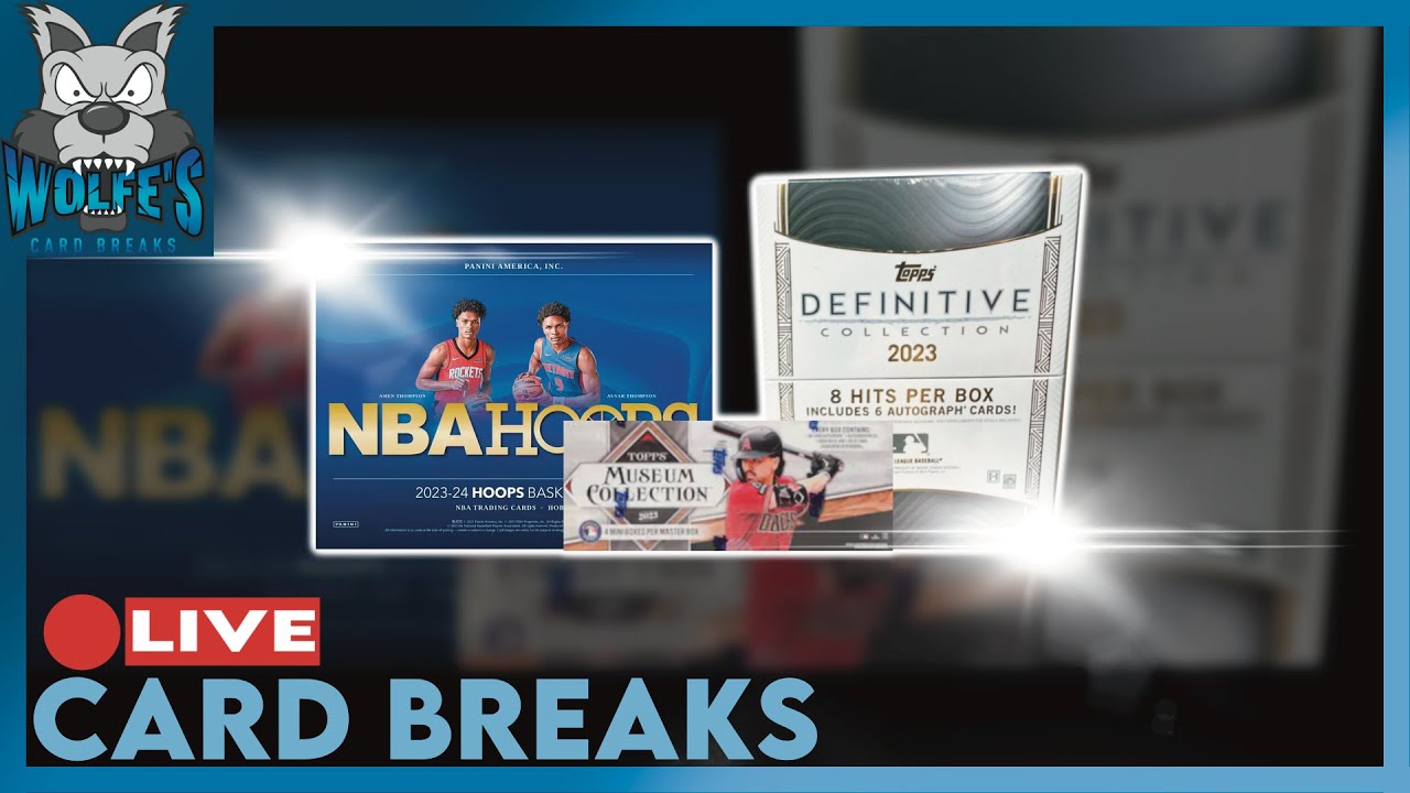 Wolfe's Card Breaks Live Group Breaks - YouTube