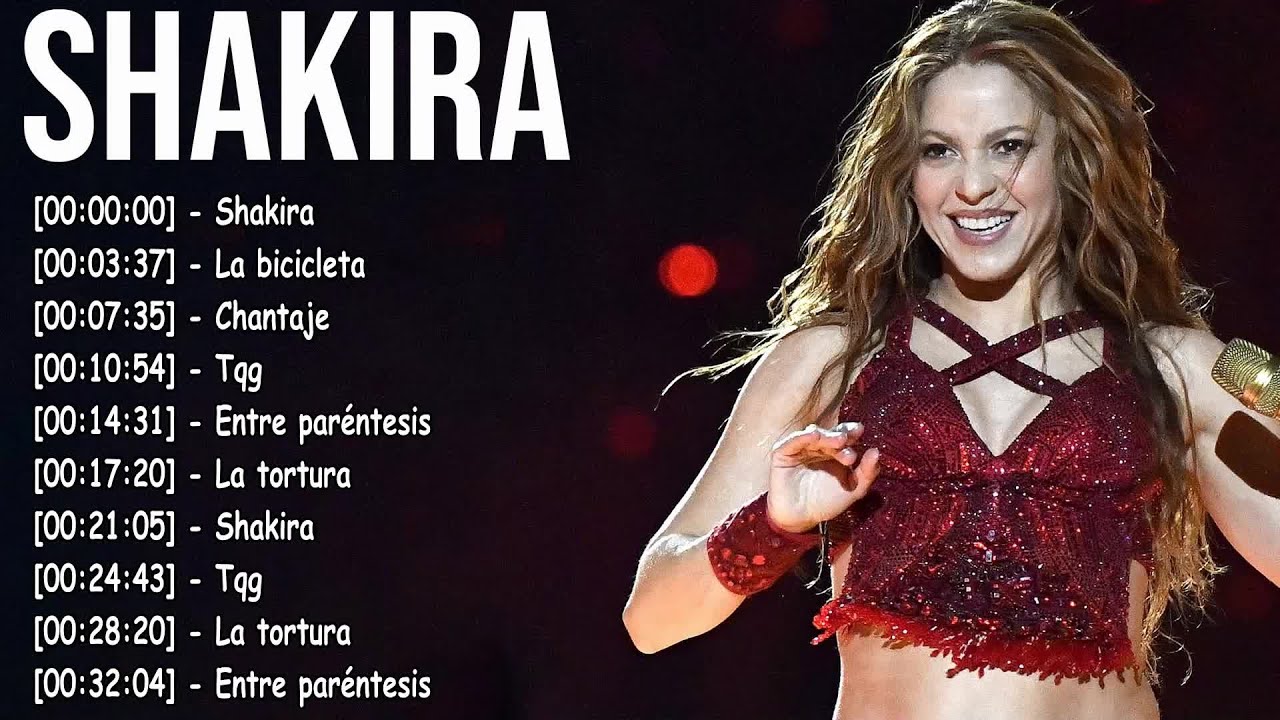 Shakira Full Album 2025 | Top 20 Greatest Hits Collection | Latin Pop ...