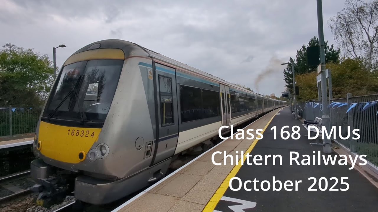 CHILTERN RAILWAYS CLASS 168 DMUs IN ACTION - YouTube