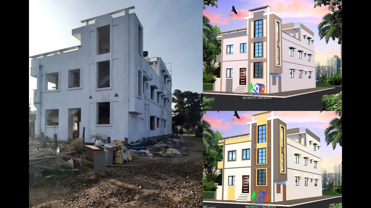 HOUSE DESIGN PAINT IDEAS | COLOR IDEAS FOR HOME DESIGN | 3D HOUSE ...
