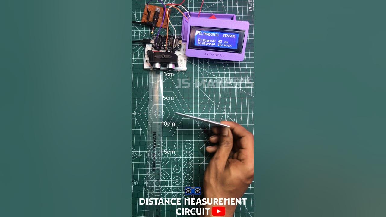 Smart Distance Meter Using Ultrasonic Sensor & Arduino| Real-Time LCD Display |#trending # ...