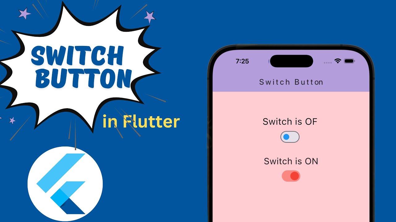 Flutter Switch Button || Create a flutter Toggle Switch Button - YouTube