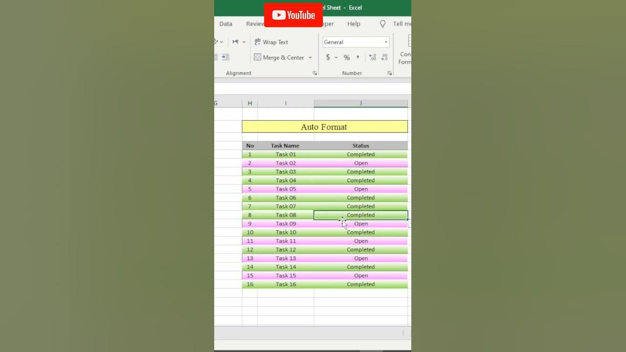 Autoformat In Microsoft Excel Smartexcel Exceltips Smartsheet Excel Exceltricks Microsoft