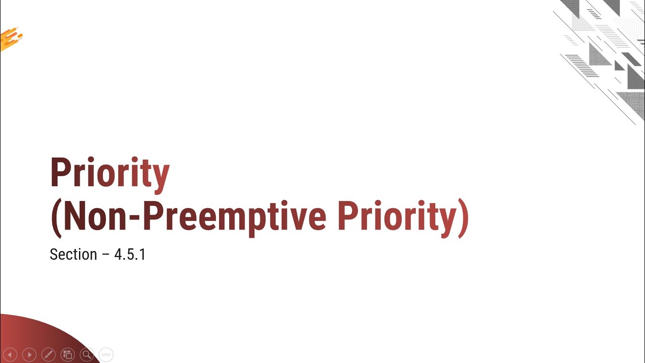 212 Non Preemptive Priority Scheduling Algorithm Os Youtube