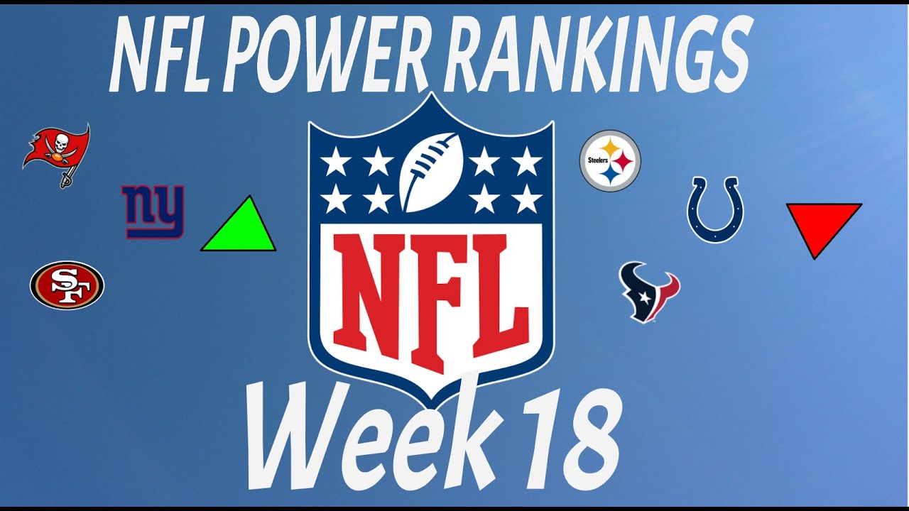 NFL Power Rankings Week 18!!! - YouTube