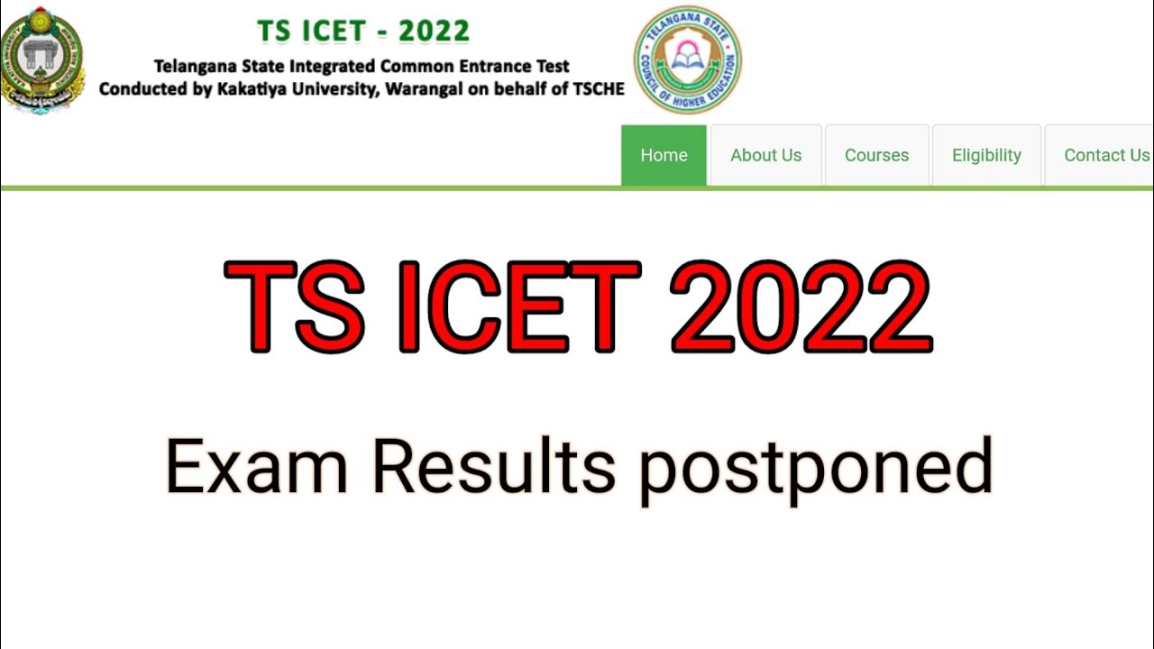 TS ICET 2022 Exam Result Answer Key Release Postponed YouTube ts-icet-2022-exam-result-answer-key-release-postponed-youtube