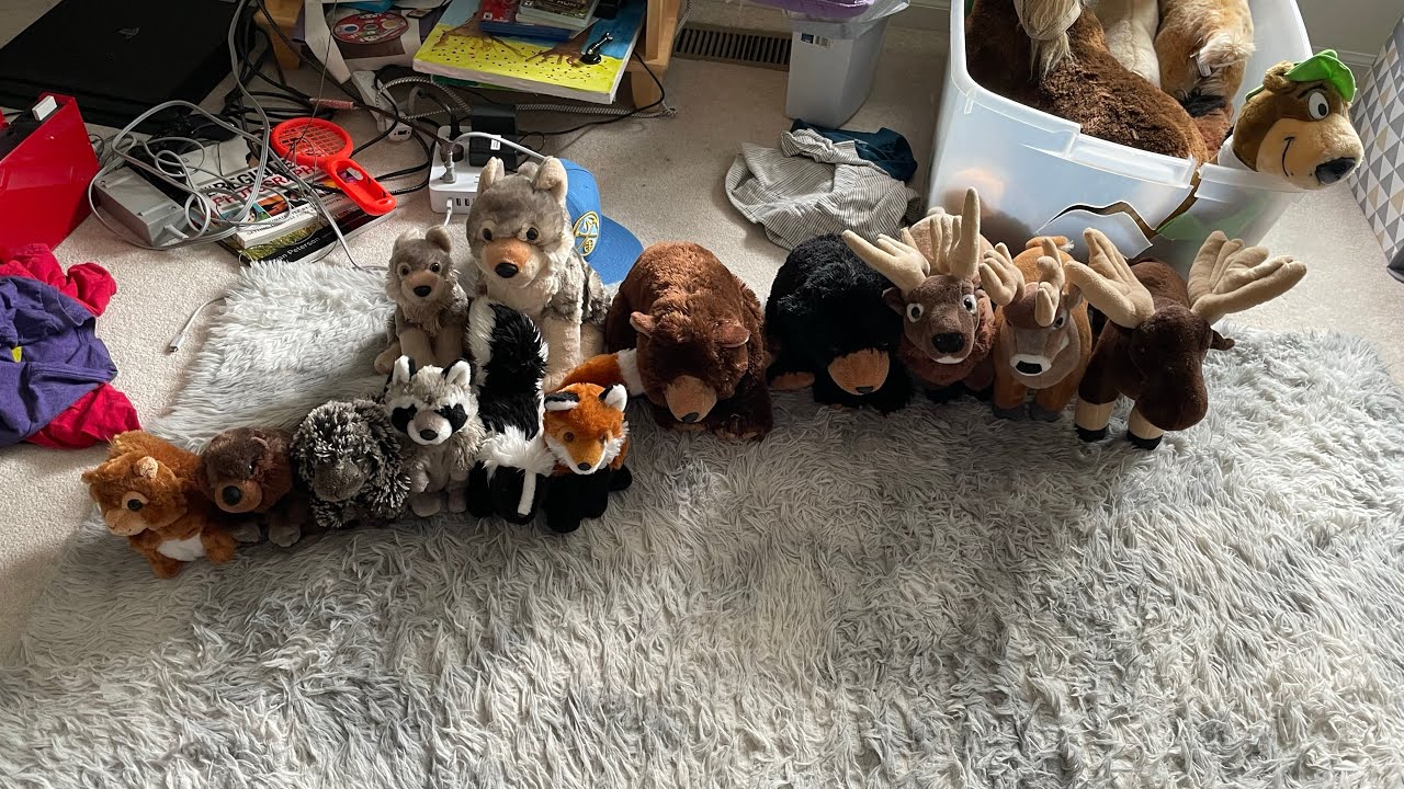 MY WILD REPUBLIC STUFFED ANIMAL COLLECTION - YouTube