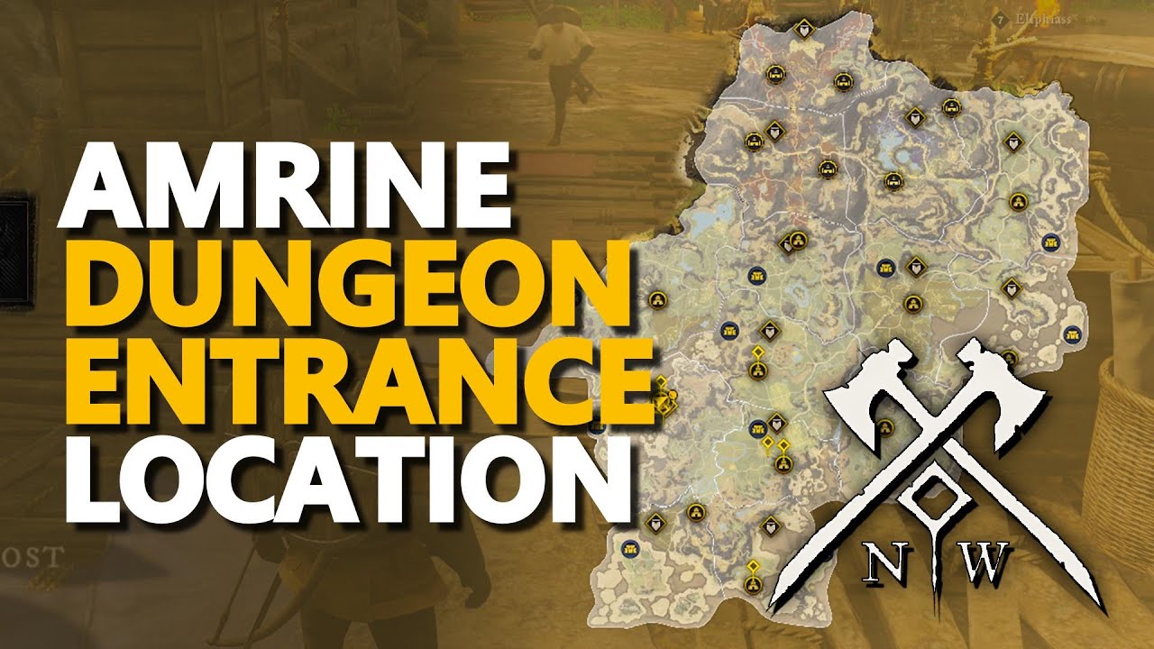 Amrine Entrance New World Dungeon Location - YouTube