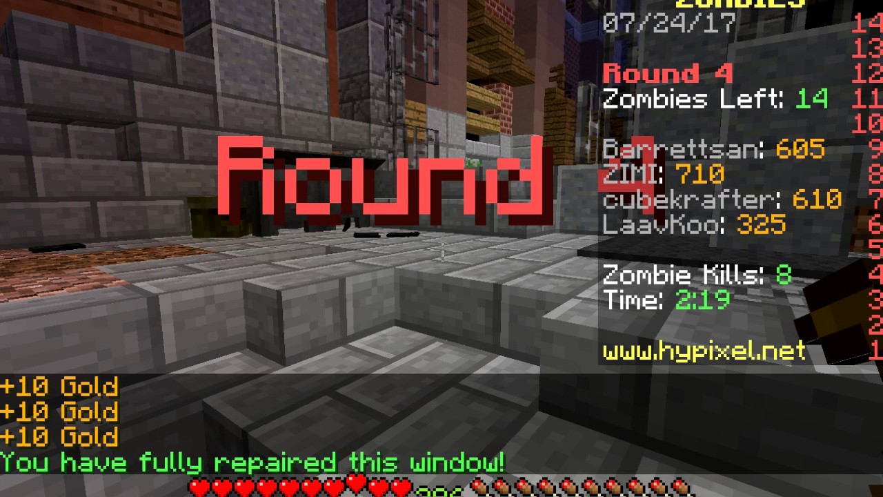 Minecraft Hypixel Zombies episode 1 - YouTube