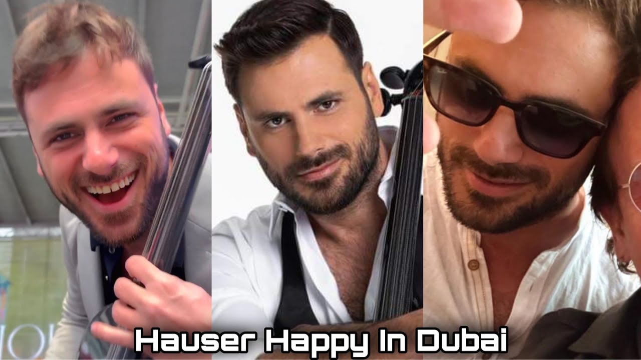 Stjepan Hauser Today Very Happy In Dubai, Hauser Friend Playing With ...