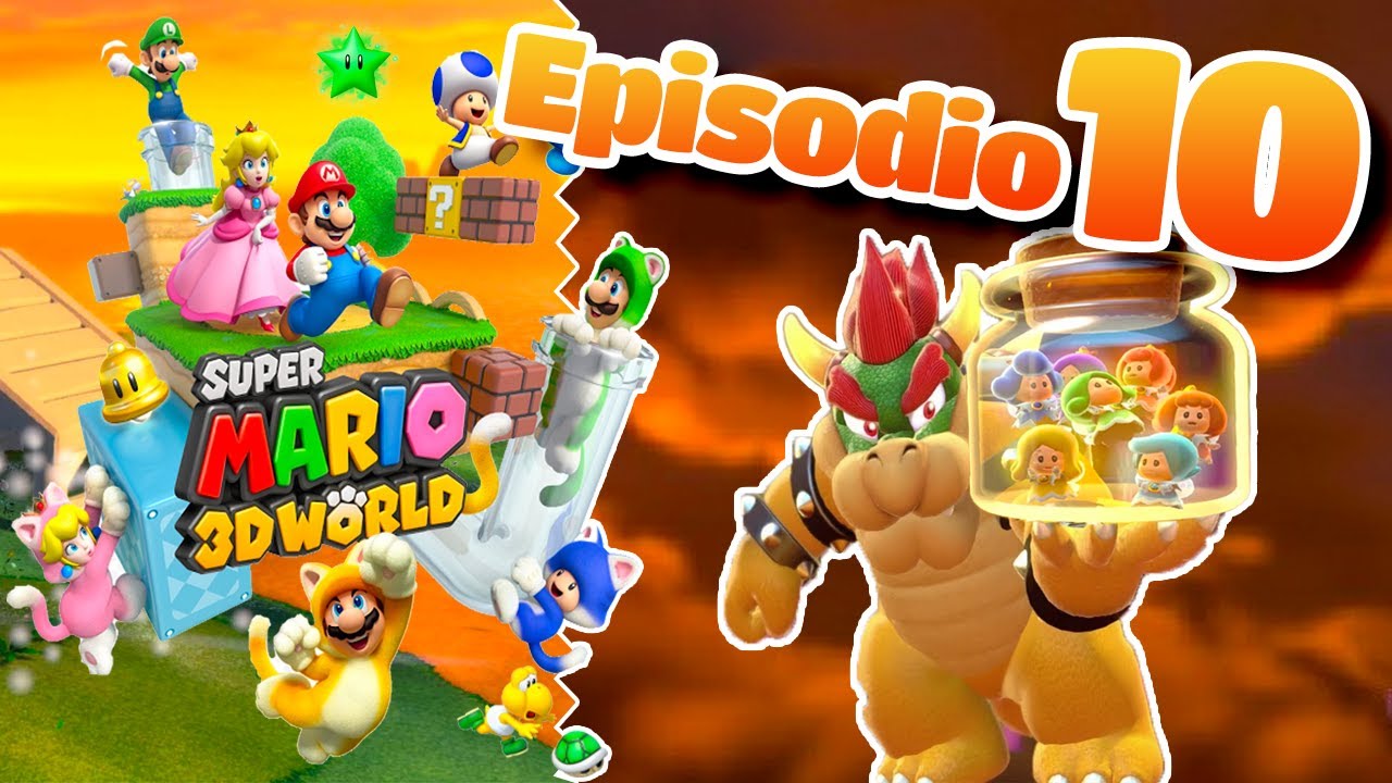 ¡Rescatando al hada roja! | MUNDO 7 | Episodio 10 | Super Mario 3D ...