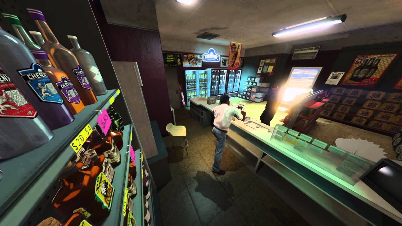 GTA 5 - Robbin' Rob's Liquor - YouTube