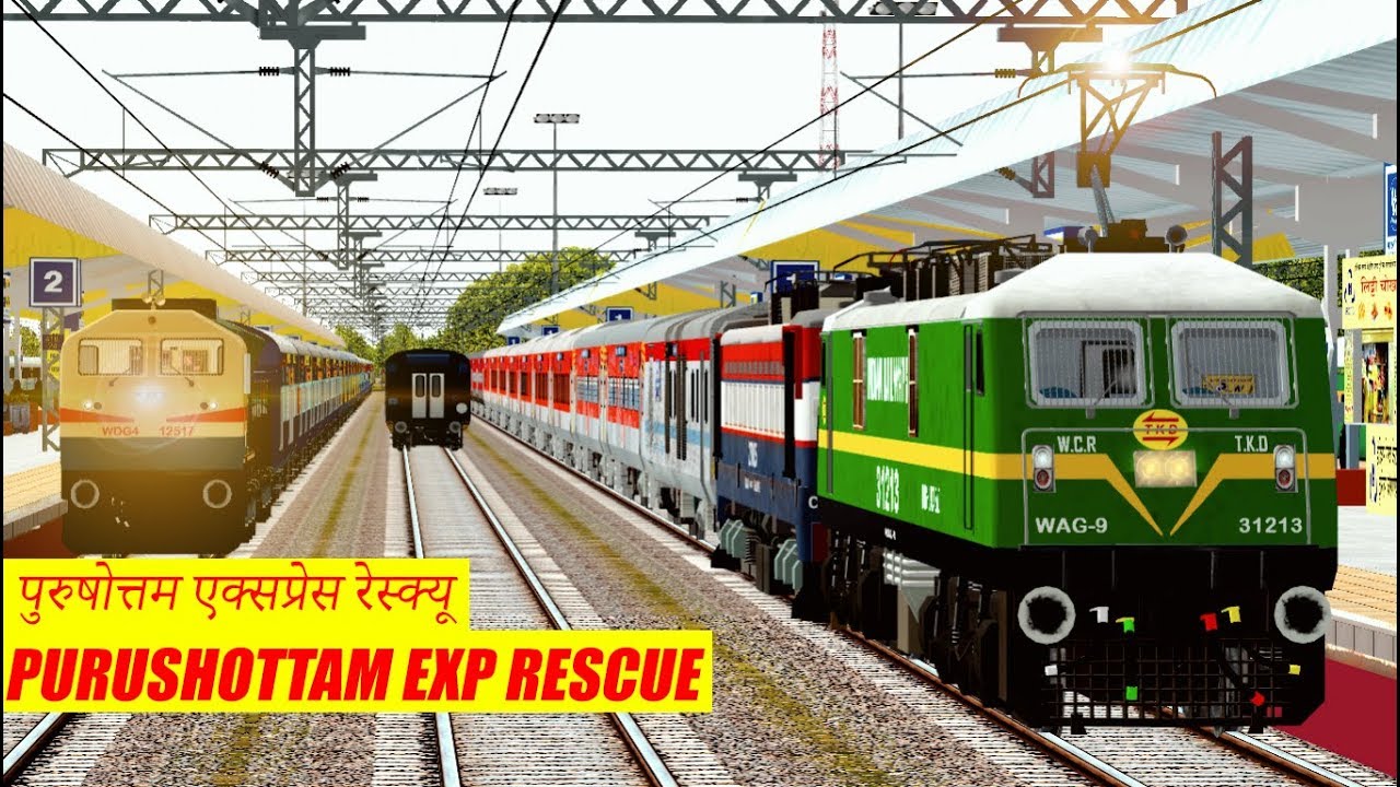 12802 New Delhi - Puri Purushottam Exp Rescued by TKD Wag-9 I Ir-Msts ...