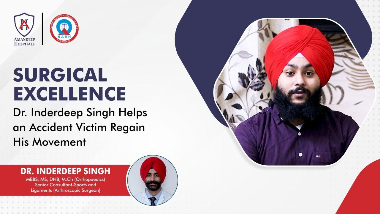 Severe multi-ligament injuries treated by Dr Inderdeep Singh - AMANDEEP ...