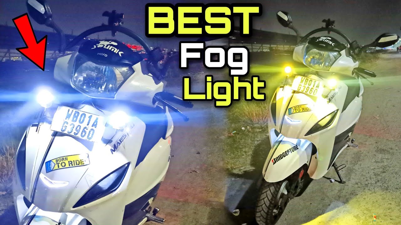 Best Mini Drive Fog Lights for Bike & Scooters | Scooty তে Fog Light ...