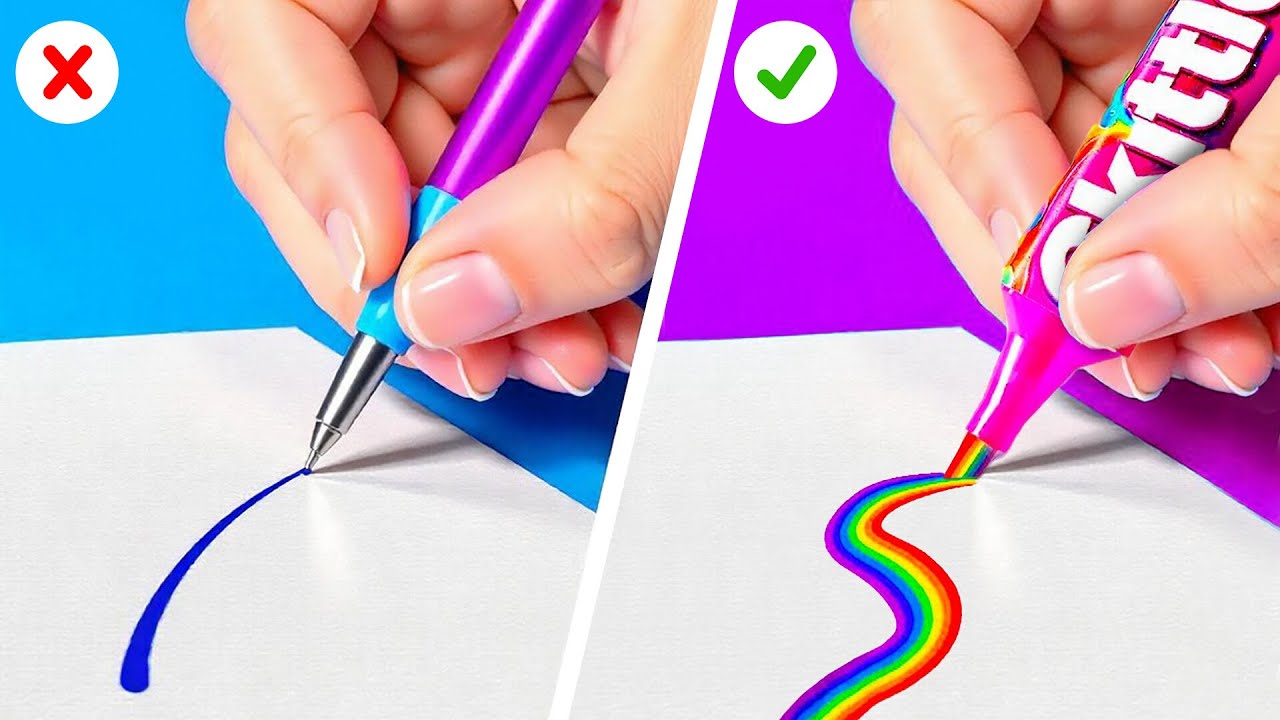 BRILLIANT ART HACKS || Art Hacks That Will Save You Time and Money By ...