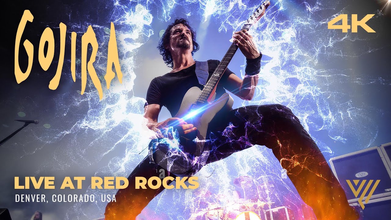 Gojira • Live at Red Rocks in 4K • FULL CONCERT • AI Upscaled #gojira ...