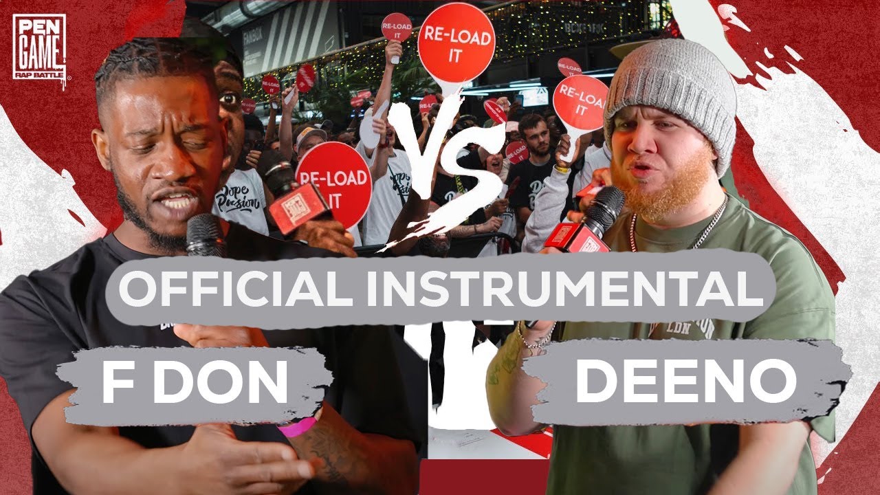 F DON VS DEENO | Official Instrumental | Round 2 | PenGame Rap Battle ...
