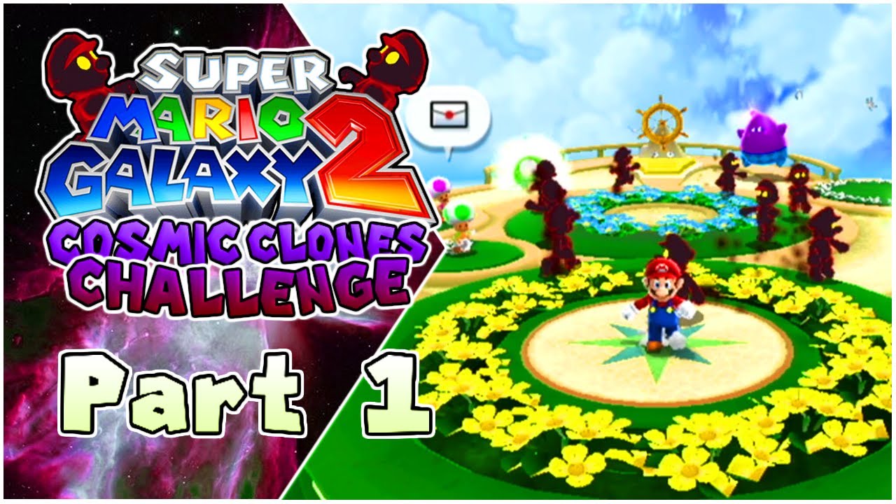 CLONES ARE EVERYWHERE! | Super Mario Galaxy 2 Cosmic Clones Challenge ...