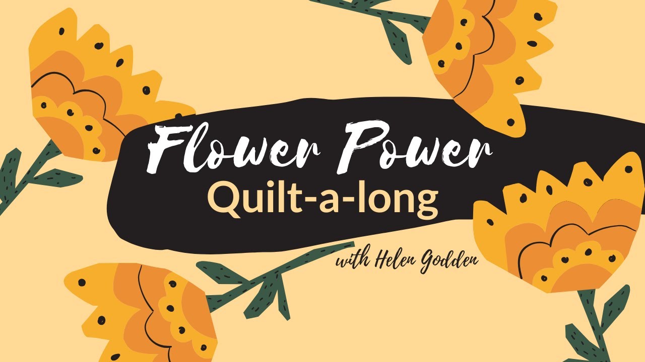 Flower Power Quilt-a-long! FREE PATTERN - YouTube