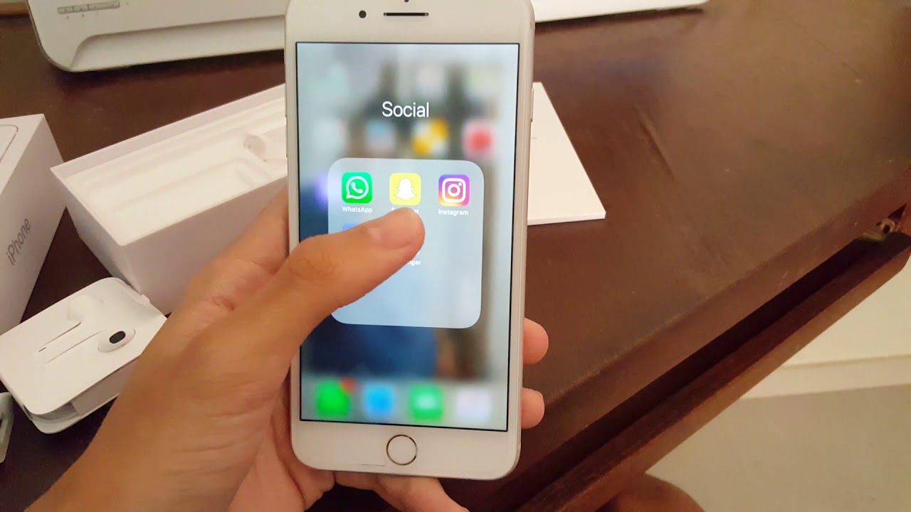 Unboxing iphone 8 plus + mostrando apps - YouTube