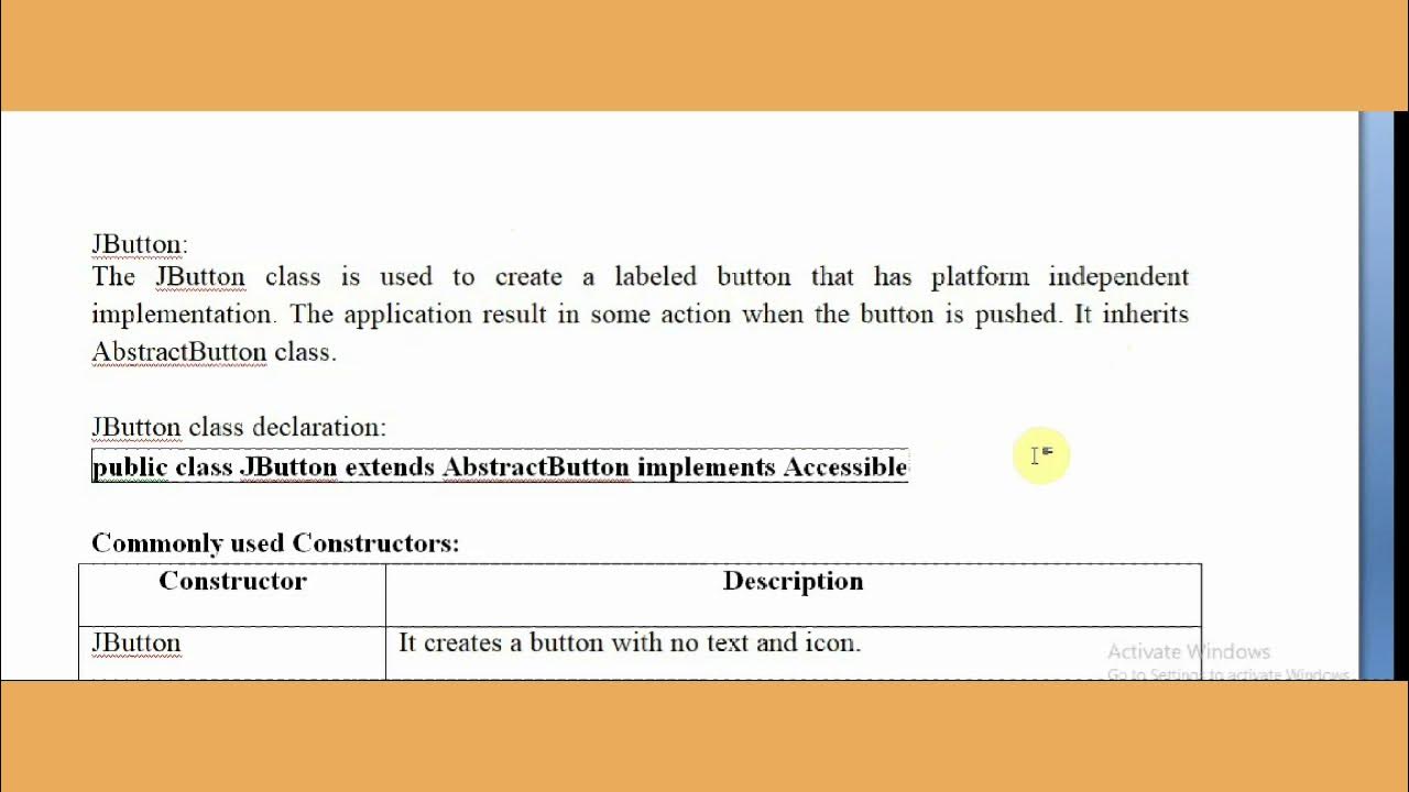 #110- Action Listerner in java||Swing||Java GUI||JButton and ...