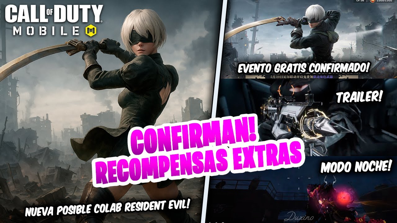 COMO CONSEGUIR 9S SKIN GRATIS! Y COLAB! Resident Evil ACTIVISION ...