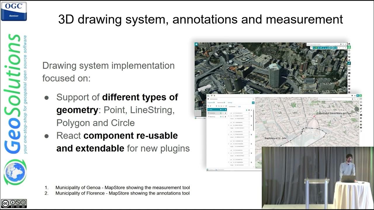 Exploring 3D CesiumJS tools in MapStore Open Source WebGIS - YouTube