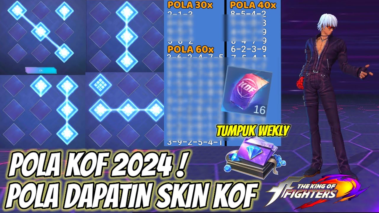 POLA KOF BINGO 2024 ! DAN PEMBUKTIAN TUMPUK WEEKLY DIAMOND DAPAT SEMUA ...