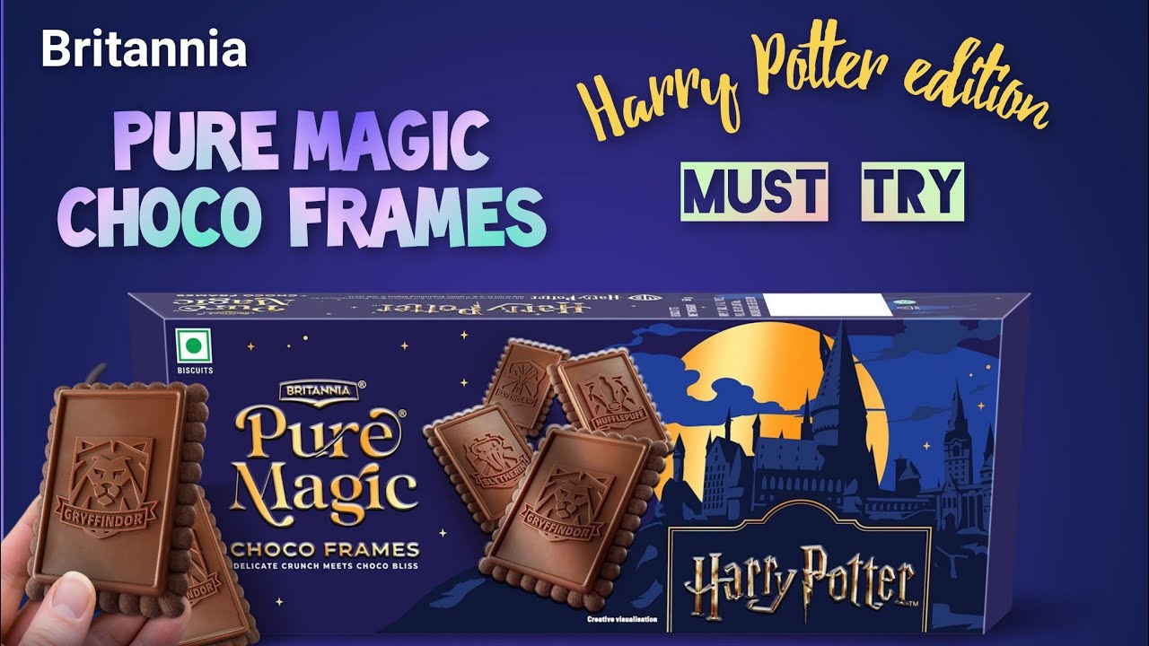 Britannia Pure Magic Choco Frames Harry Potter Edition #harrypotter # ...