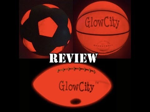 Glow City Soccer Ball / Football Review - YouTube