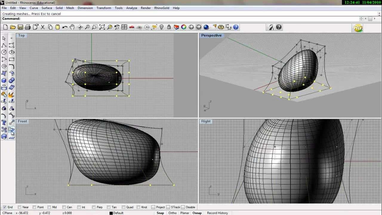 organic modeling with Rhino.mp4 - YouTube
