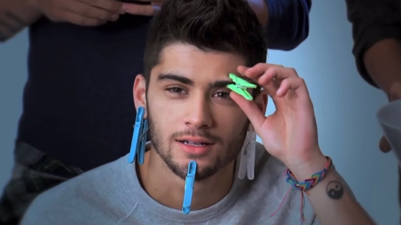 One Direction putting clothes pegs on their faces - One Direction Edit ...