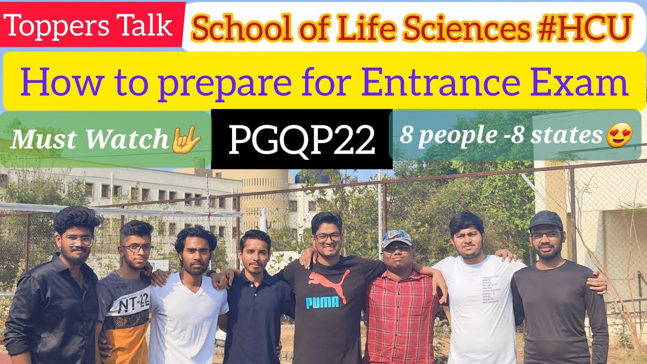 ToppersTalk AIR-1 School of Life Sciences Students of HCU| How to ...