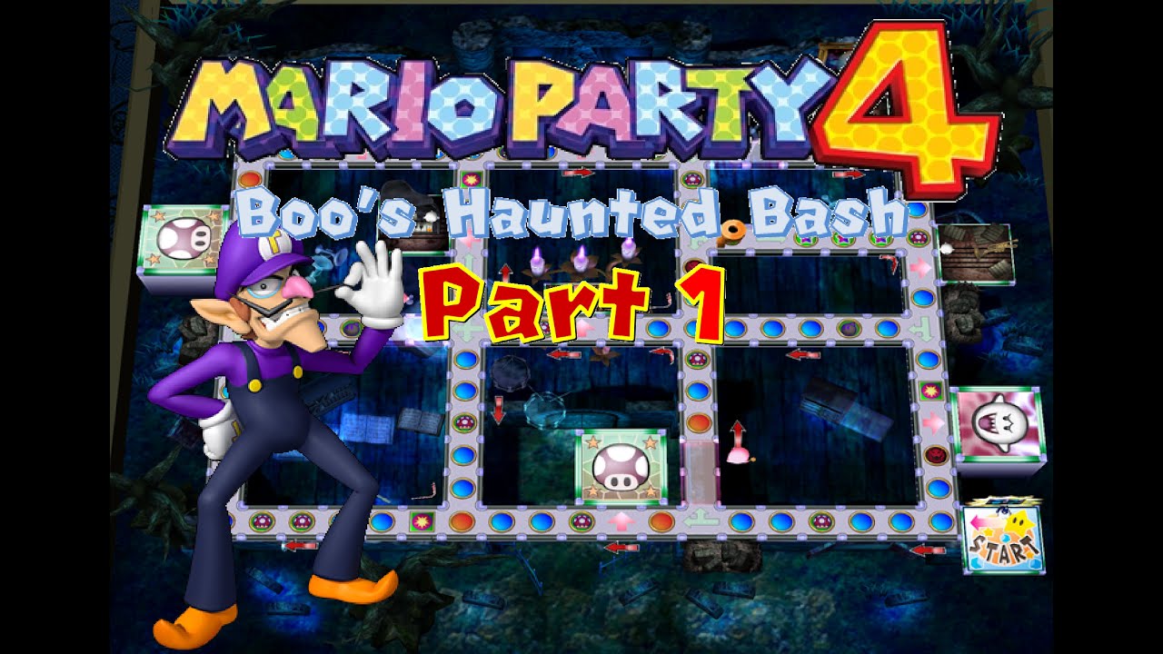 Let's Play Mario Party 4 - Boo's Haunted Bash - Part 1 - YouTube