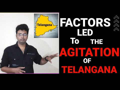 various factors which led to the agitation for a separate telangana ...