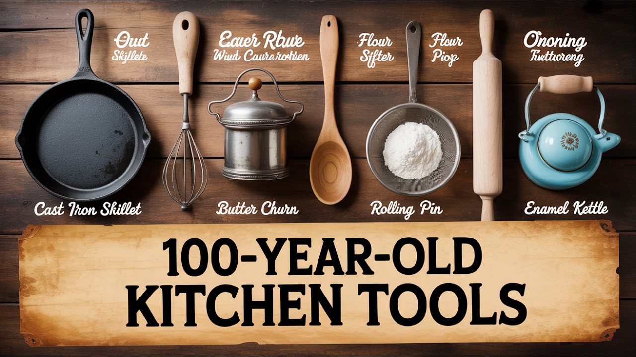 7 Timeless Kitchen Tools Every Cook Used 100 Years Ago - YouTube