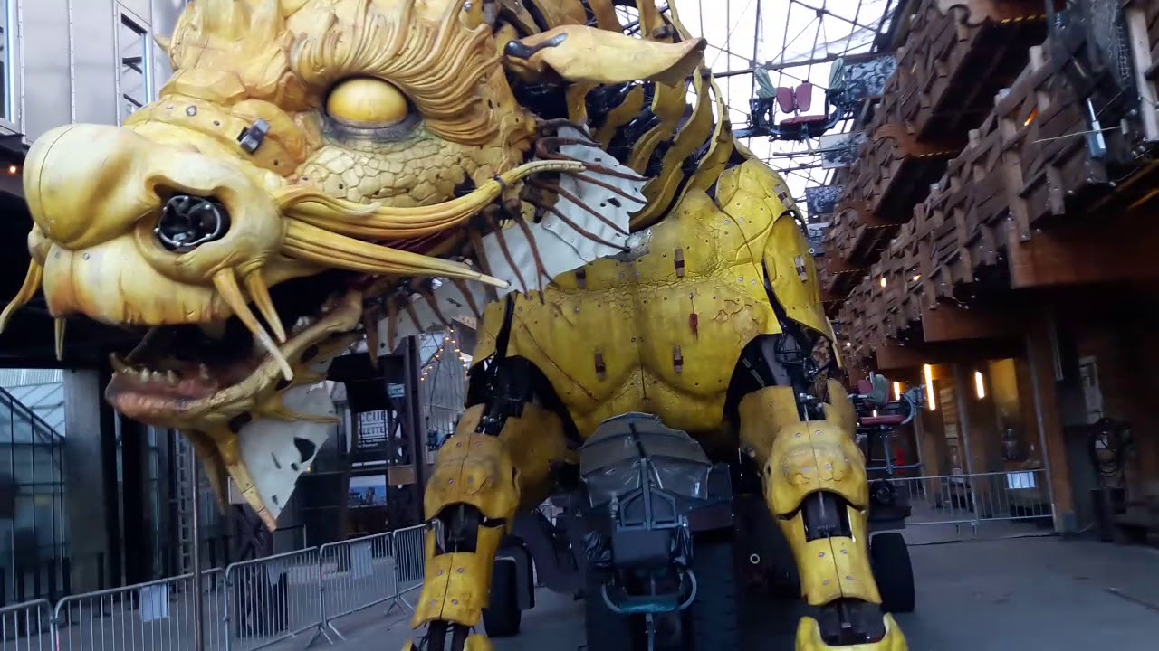 Biggest Dragon Robot Mythology From Nantes - YouTube
