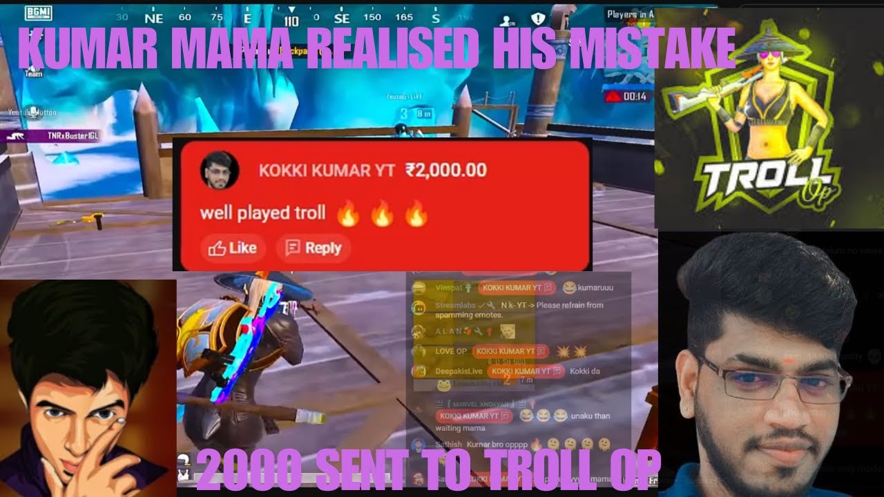 Madan - Kumar mama realised his mistake I 2000 rs sent to trollop😂😂# ...