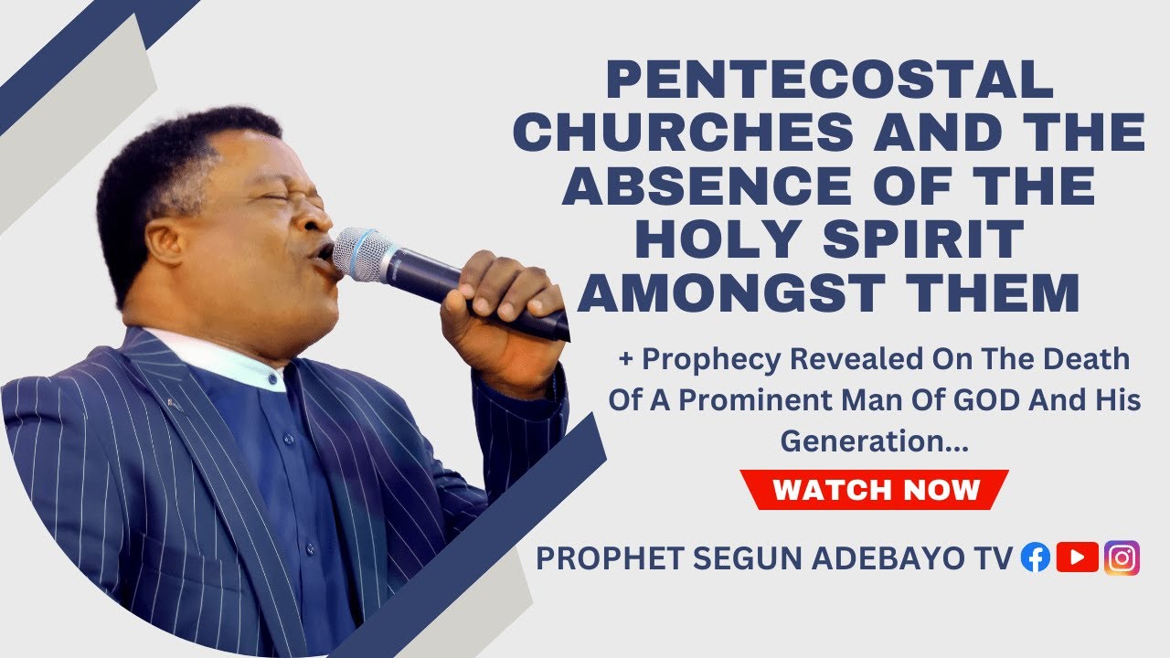 Pentecostal Churches And The Absence Of The Holy Spirit Amongst Them ...
