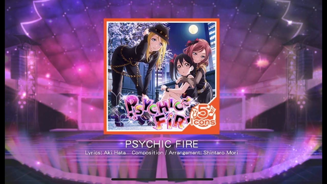 [LLSIF] PSYCHIC FIRE [MASTER] Full Combo [5 Icons] - YouTube